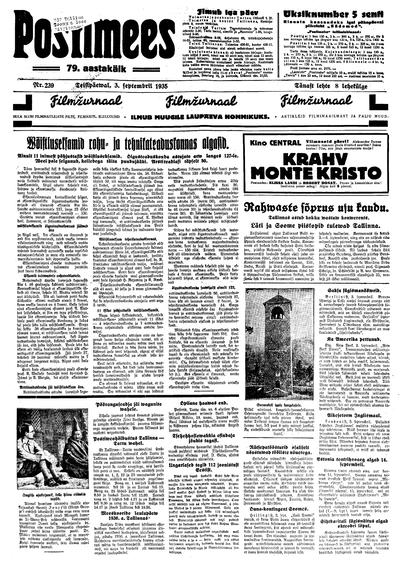 Postimees - 1935-09-03 | Europeana
