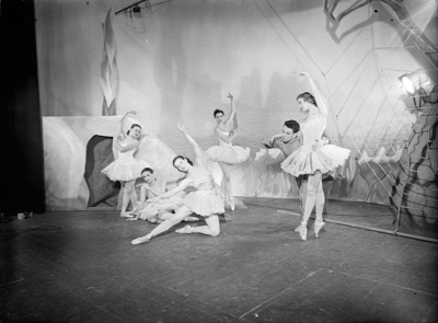 Ballet "Pessi ja Illusia" on stage at the Old Helsinki Operahouse in ...