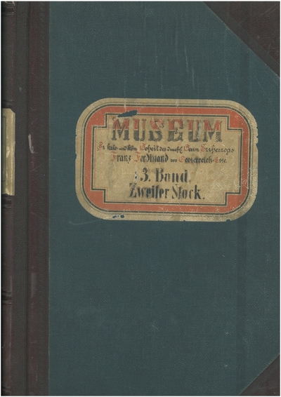 Hand-written inventory of the collections displayed at Franz Fer ...