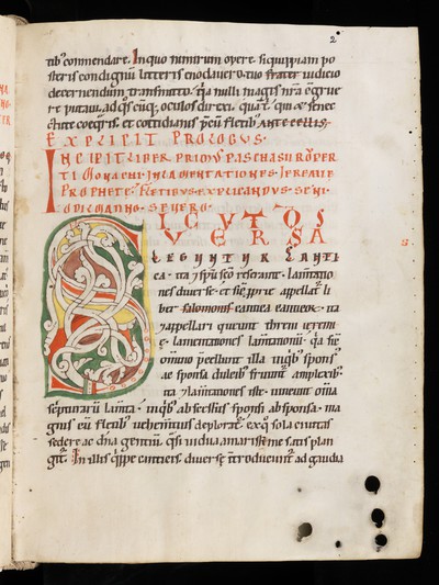 Engelberg, Stiftsbibliothek, Cod. 1005 : Paschasius Radbertus, In ...