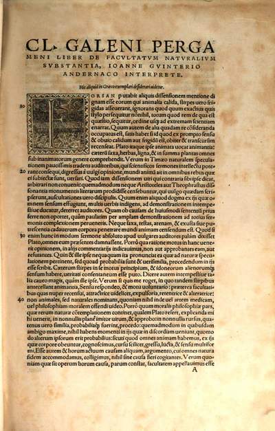 Cl. Galeni Pergameni Medicorvm Post Hippocratem Principis, Opera Omnivm ...