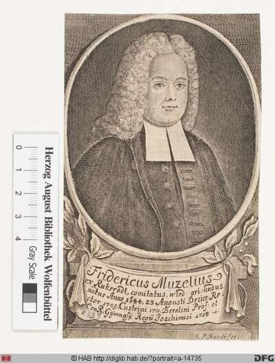Bildnis Friedrich Muzel(ius) | Europeana