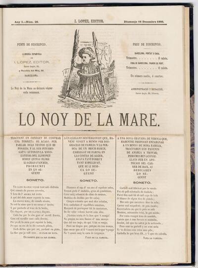 Lo noy de la mare: Núm. 28 (16 des. 1866) | Europeana