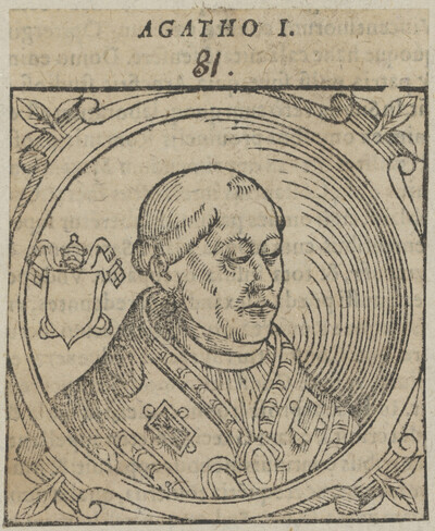 Bildnis von Papst Agatho I. | Europeana