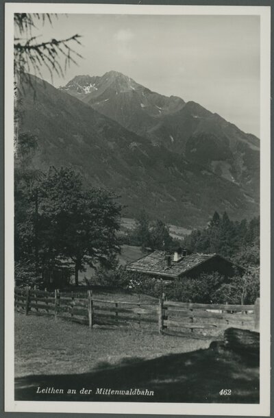 Leithen an der Mittenwaldbahn | Europeana