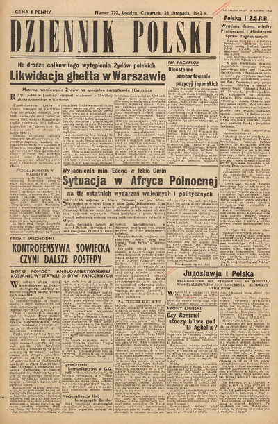 Dziennik Polski, 1942, nr 732 | Europeana