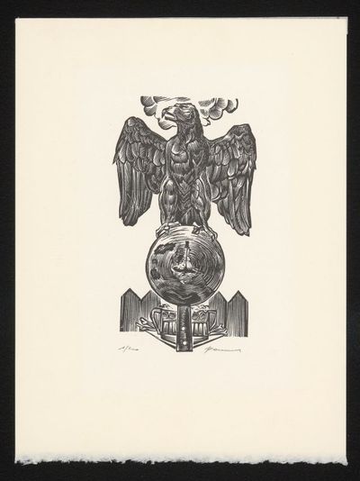Hedwig Pauwels (°1934), De Gulden Arent, genummerd 1/500 ...