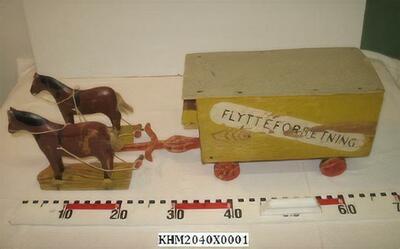 Legetøj - flyttevogn med heste | Europeana