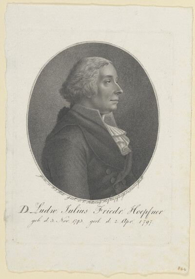 Bildnis des Ludw. Julius Friedr. Hoepfner | Europeana