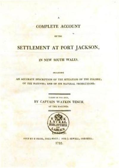 A complete account of the settlement at Port Jackson in New South Wales ...