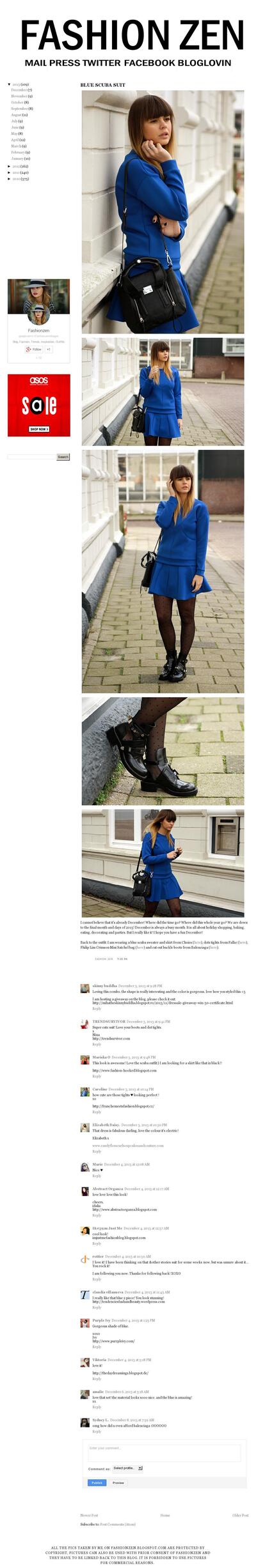 Blue Scuba Suit: Fashion Zen | Europeana