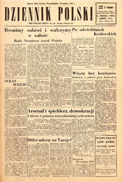 Dziennik Polski, 1941, nr 204 | Europeana