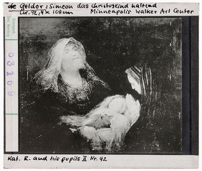 Aert de Gelder: Simeon, das Christuskind haltend. Minneapolis, Walker ...